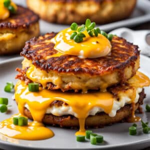 Cheesy Beef Stuffed Potato Cakes 2025