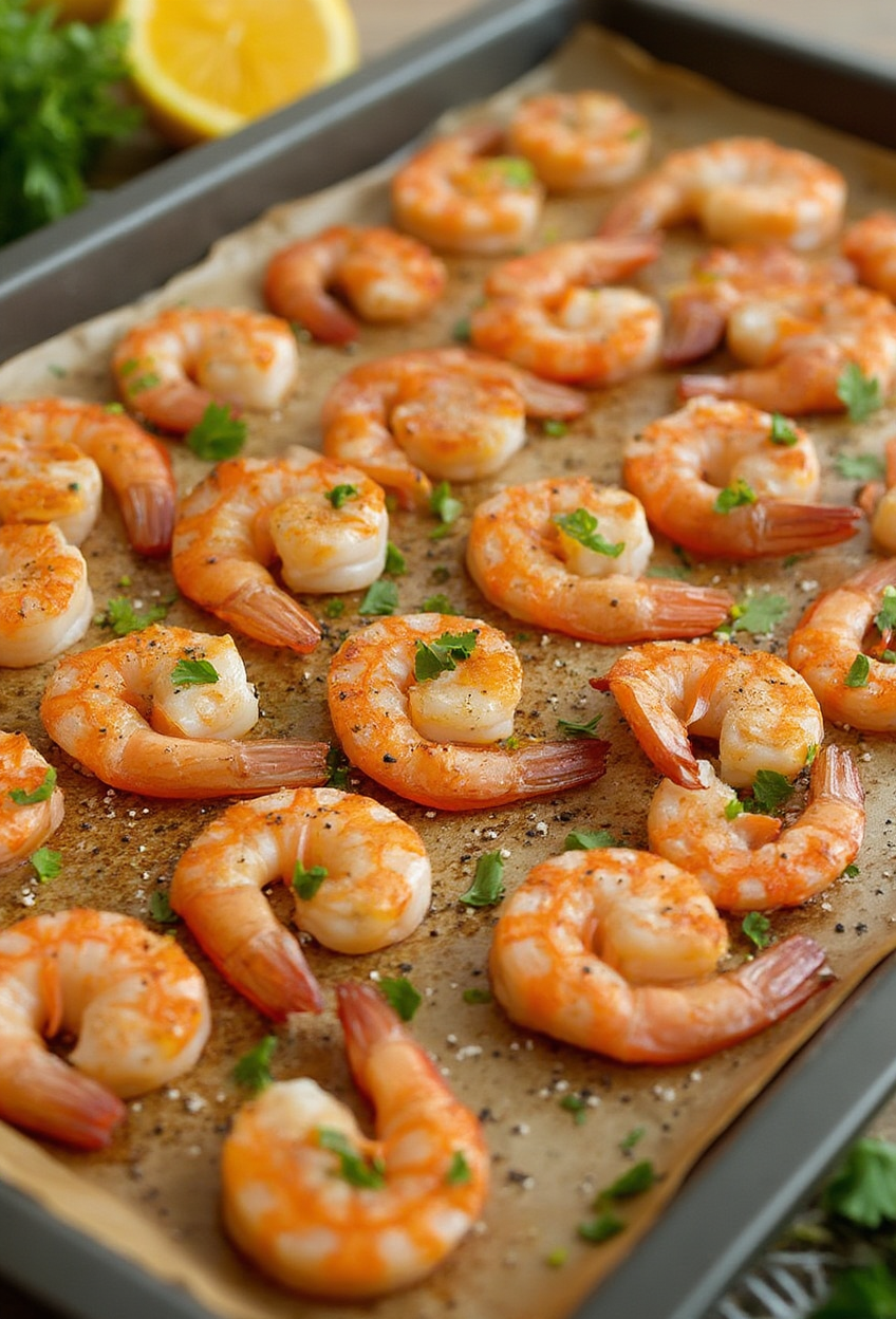 Garlic Parmesan Roasted Shrimp Recipe 2025