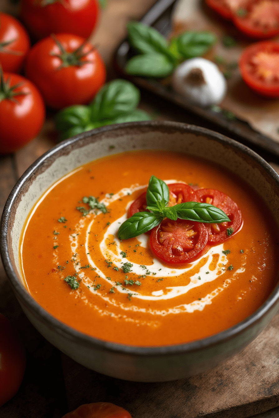 Roasted Tomato Basil Soup Recipe 2025