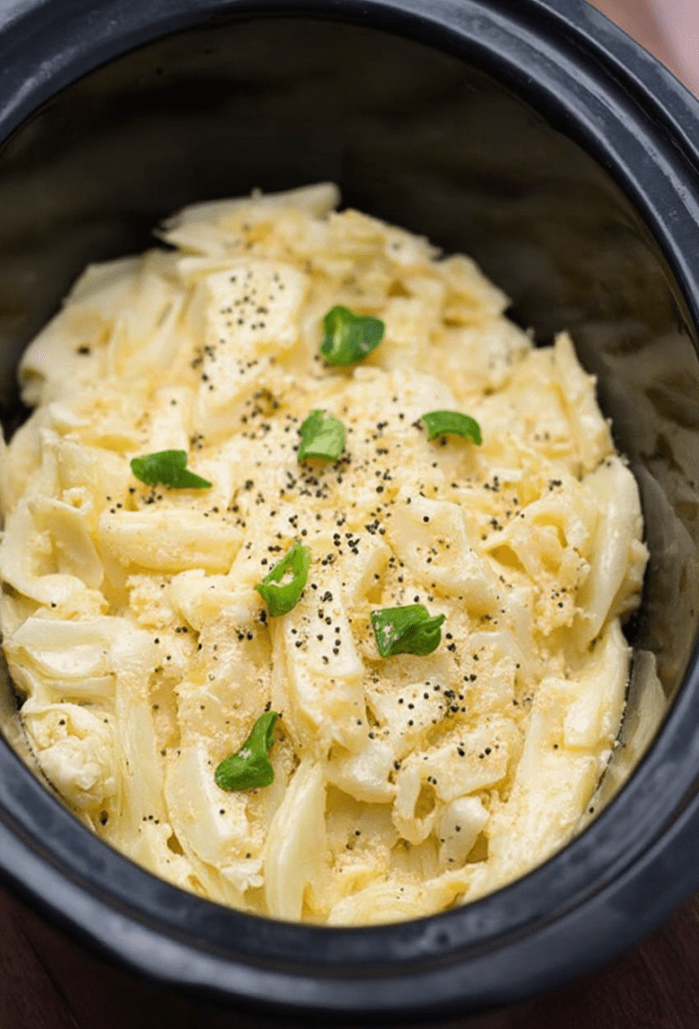 Slow Cooker Garlic Parmesan Whole Cabbage With Lemon Butter 2026