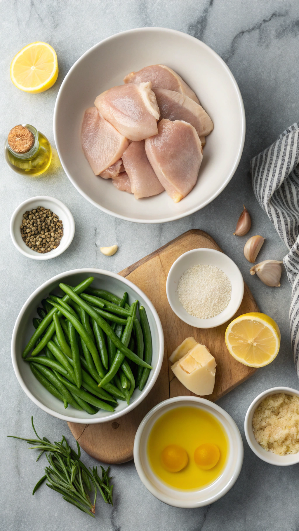 Lemon Garlic Butter Chicken Thighs with Green Beans Skille 2026