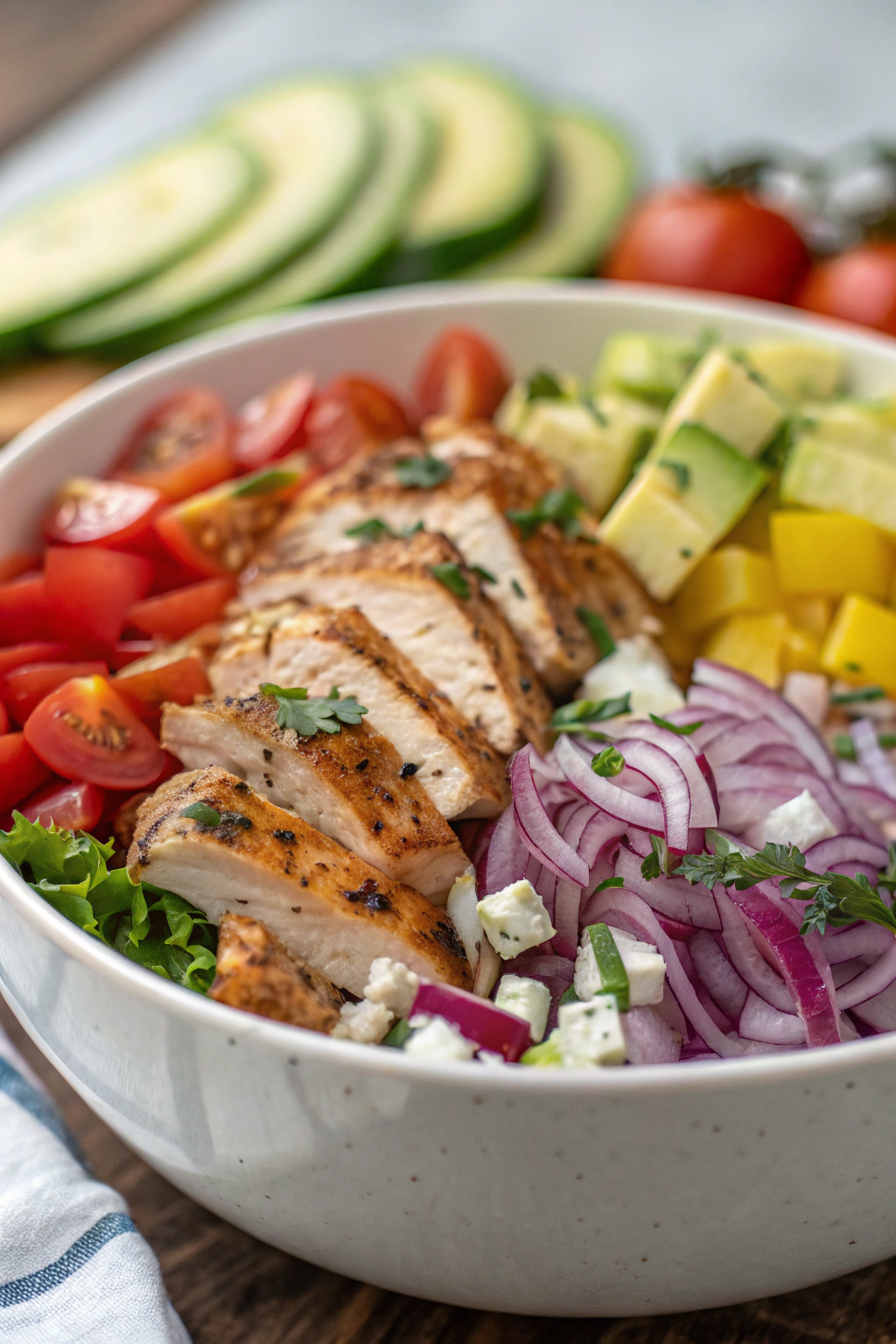 Mediterranean Chicken Salad with Creamy Tzatziki 2026